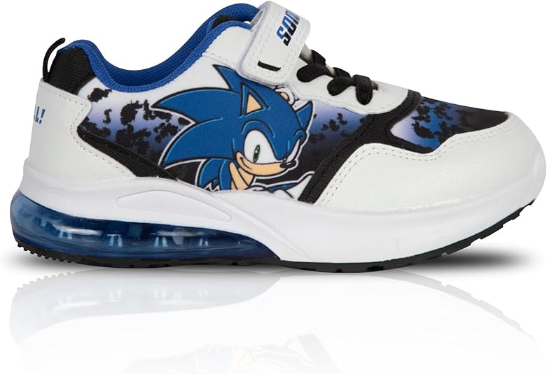 SONIC THE HEDGEHOG Kids Boys Trainer Shoes Light-Up Trainers Shoes ...