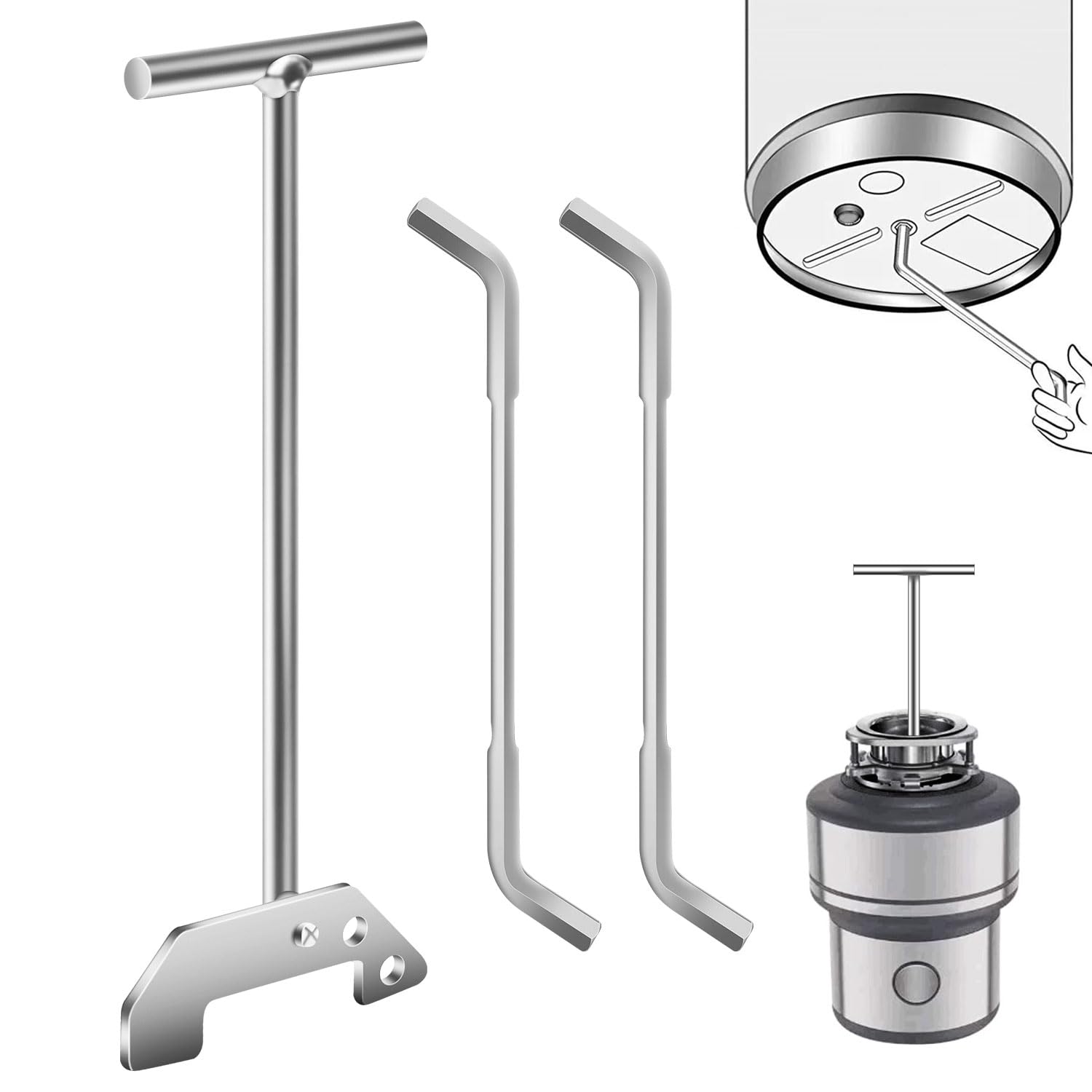 Garbage Disposer Unjamming Wrench/Garbage Disposal Wrench Kit for ...