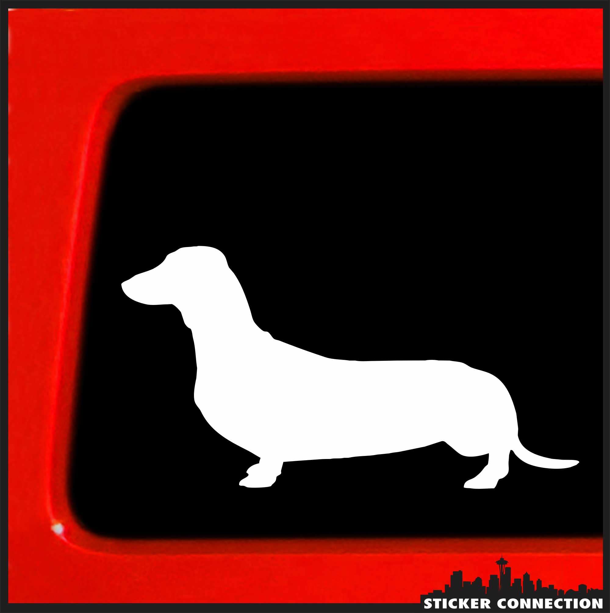 Amazon.com - Sticker Connection | Dachshund Wiener Dog | Bumper Sticker ...