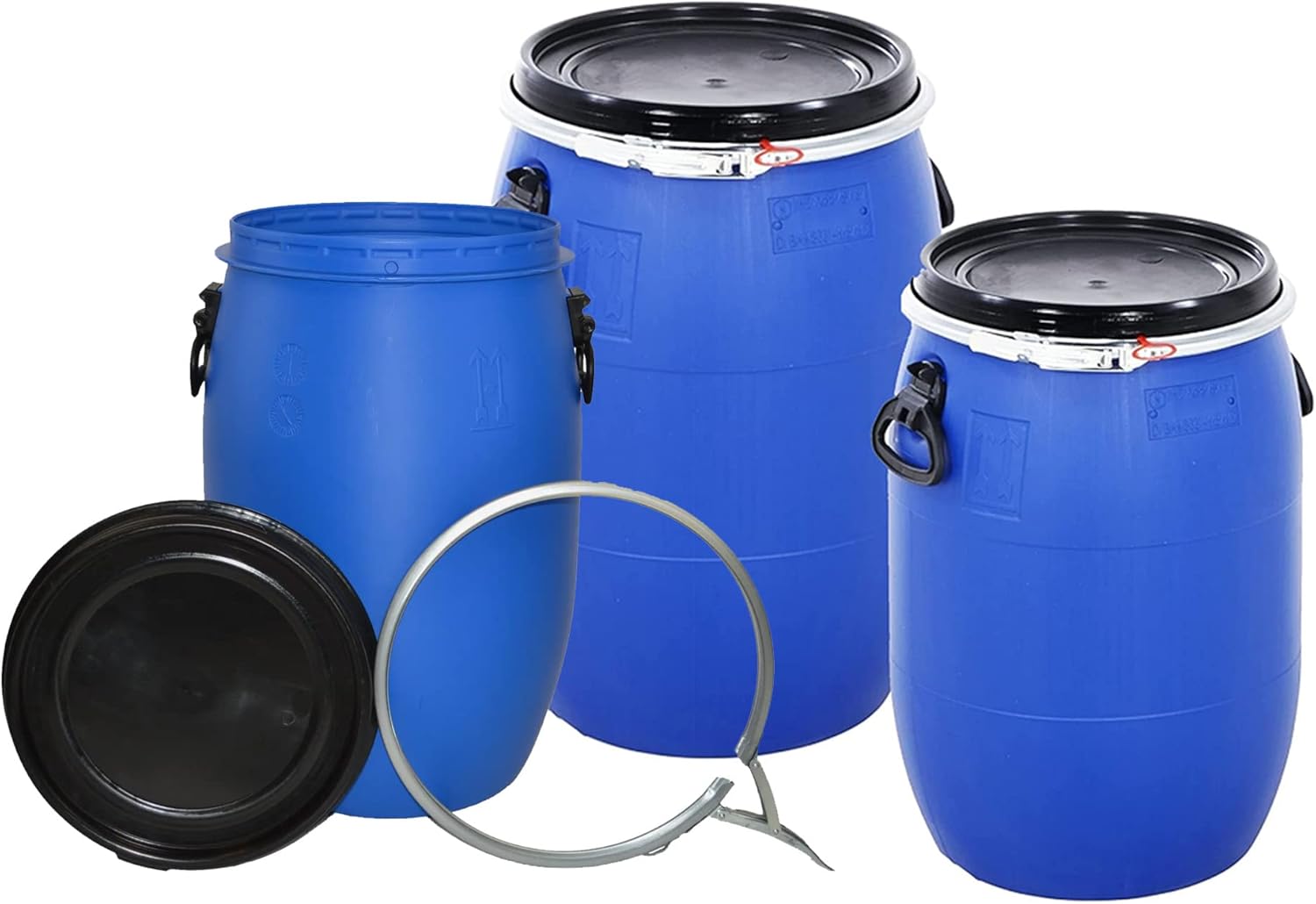 STAR SUPPLIES Blue Air Tight 30 Litre Food Grade Open Top Keg Barrel ...