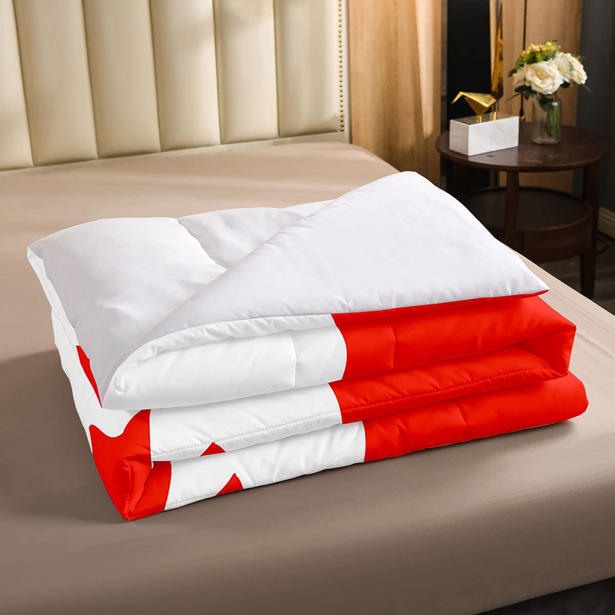 Canadian Flag Bed Sheets Erosebridal Canadian Flag Comforter Set For