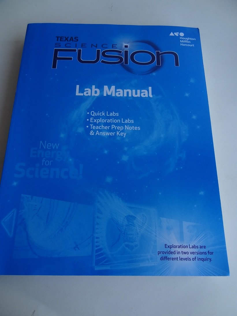 Texas Science Fusion Grade 8 Lab Manual: Houghton Mifflin Harcourt ...