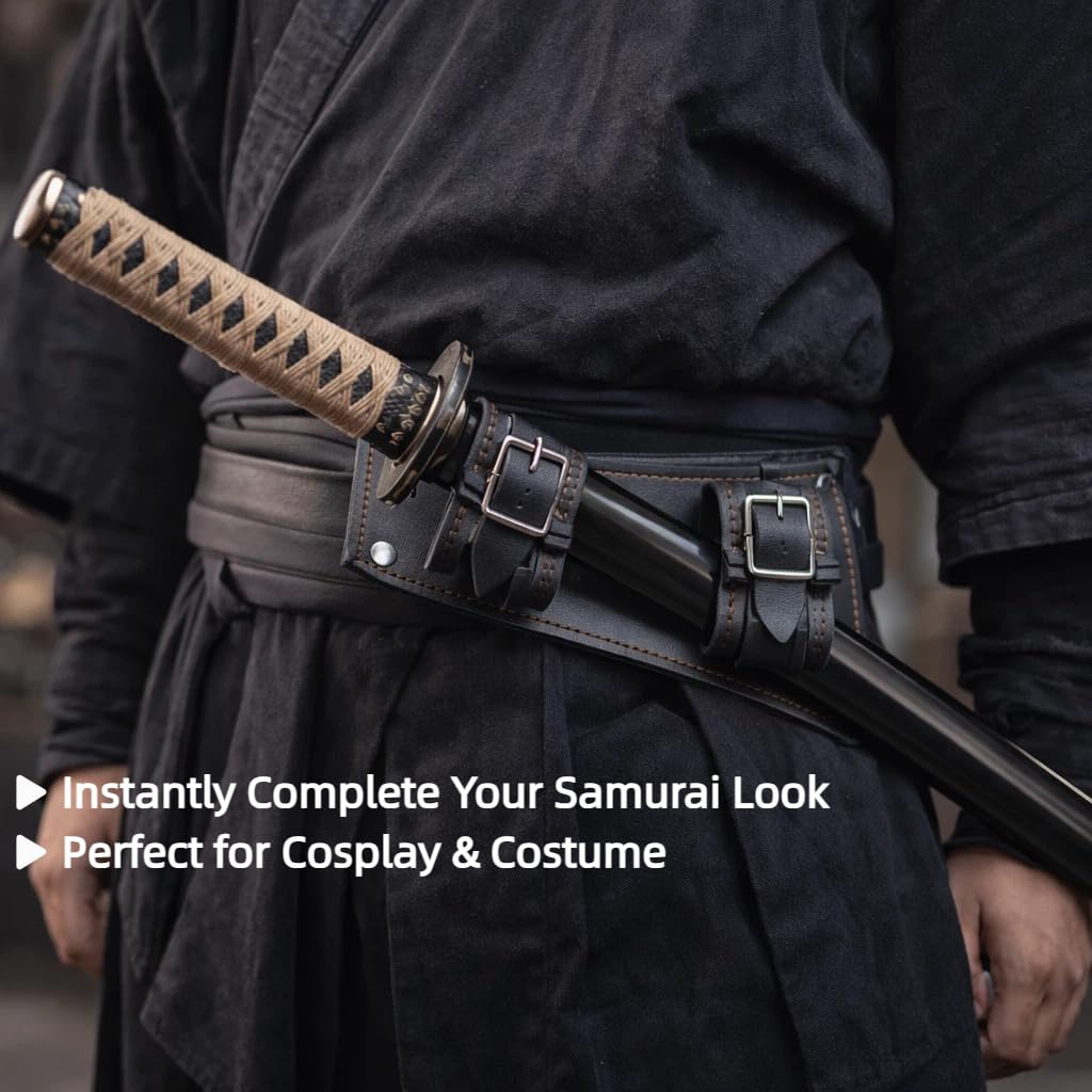 Snapklik.com : Katana Sword Belt Holder, Adjustable Samurai Sword Frog ...