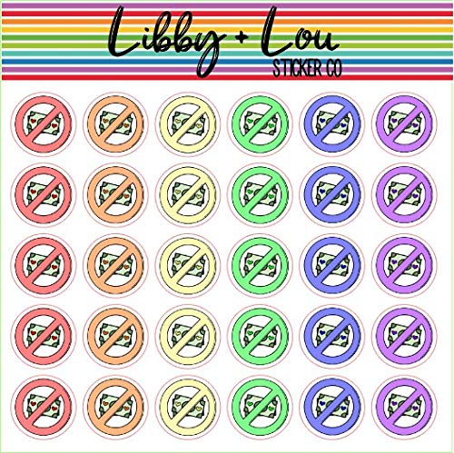 Amazon.com: No Spend Planner Stickers | Budgeting | Libby and Lou ...