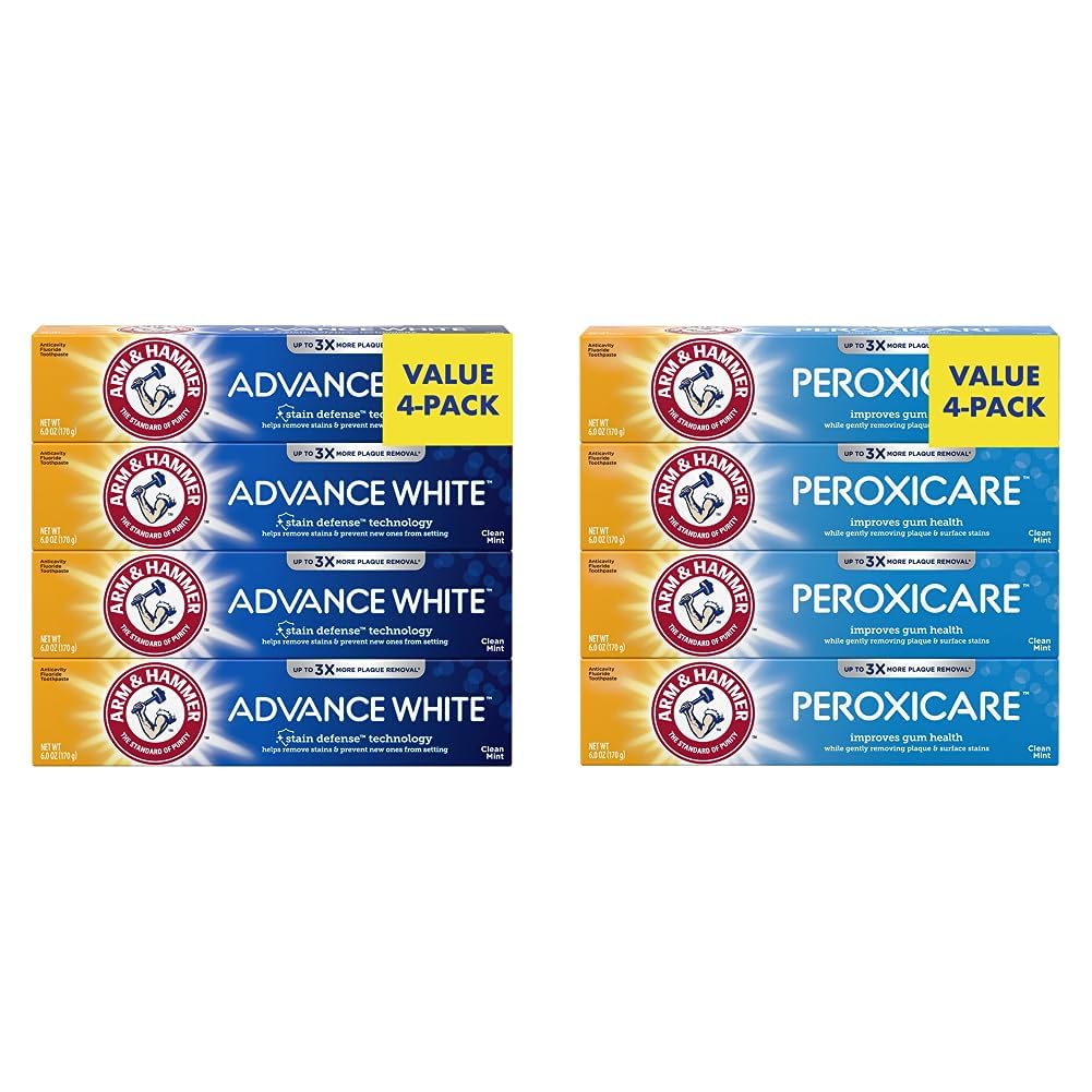 Amazon.com : Arm & Hammer Advance White and Peroxicare Toothpaste ...