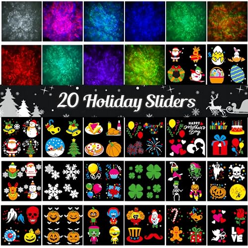 Snapklik.com : Christmas Halloween Projector Lights Outdoor, COOLWUFAN ...
