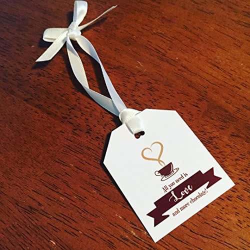 Amazon.com: Set of 10 More Chocolate Favor Tags : Handmade Products