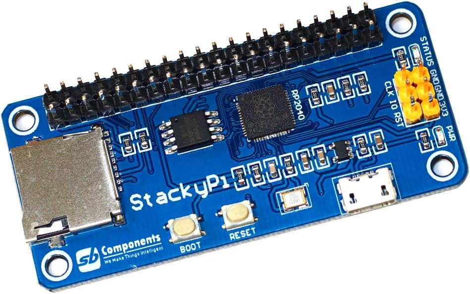 Stackypi Stackable Raspberry Pi Hat Based On Raspberry Pi Rp2040 Mcu
