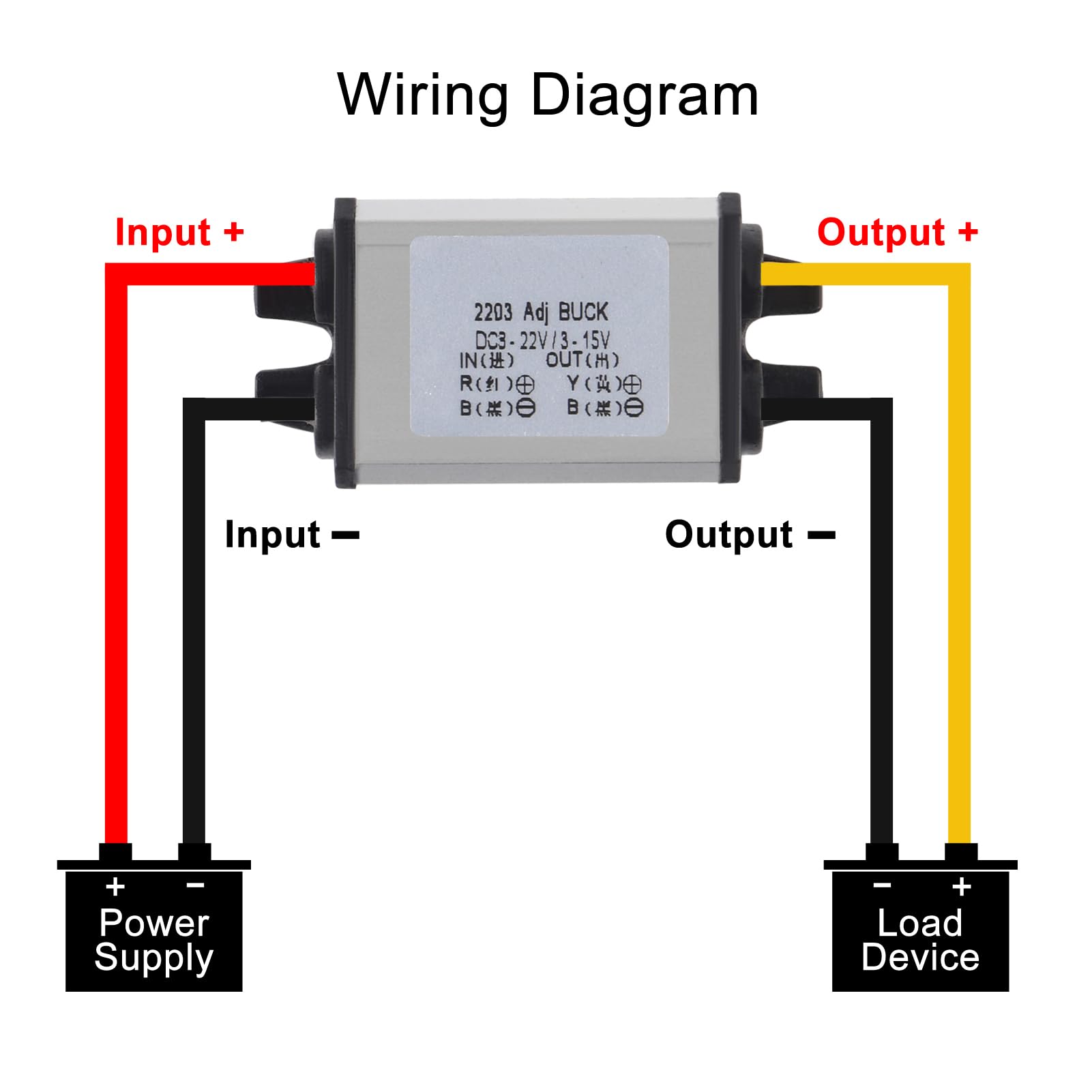 Snapklik.com : 2PCS DC Buck Converter Voltage Regulator DC 8-22V To 3-15V 5V 12V 3A Step-Down ...