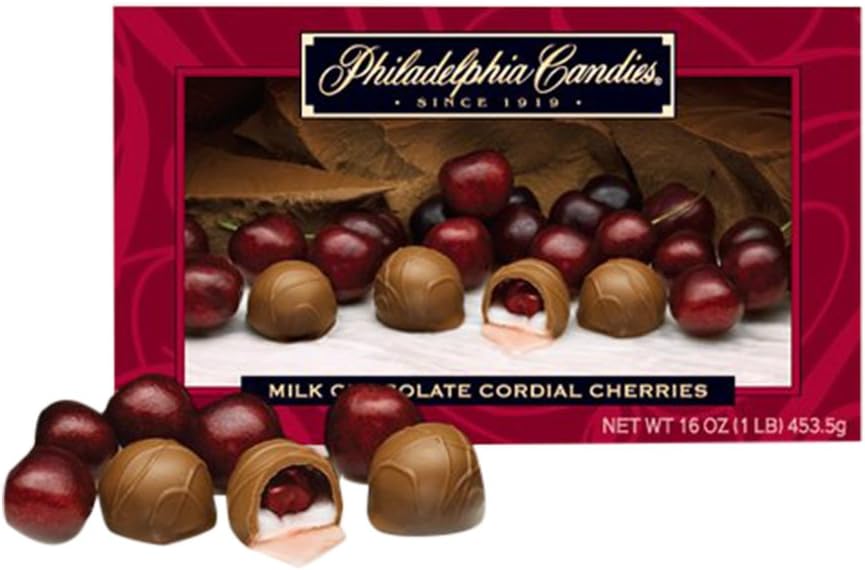 Amazon.com : Philadelphia Candies Milk Chocolate Covered Cordial ...
