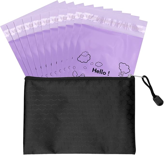 Amazon.com: Sanitary Disposal Bags Pack of 100,Sanitary Pad Disposal ...