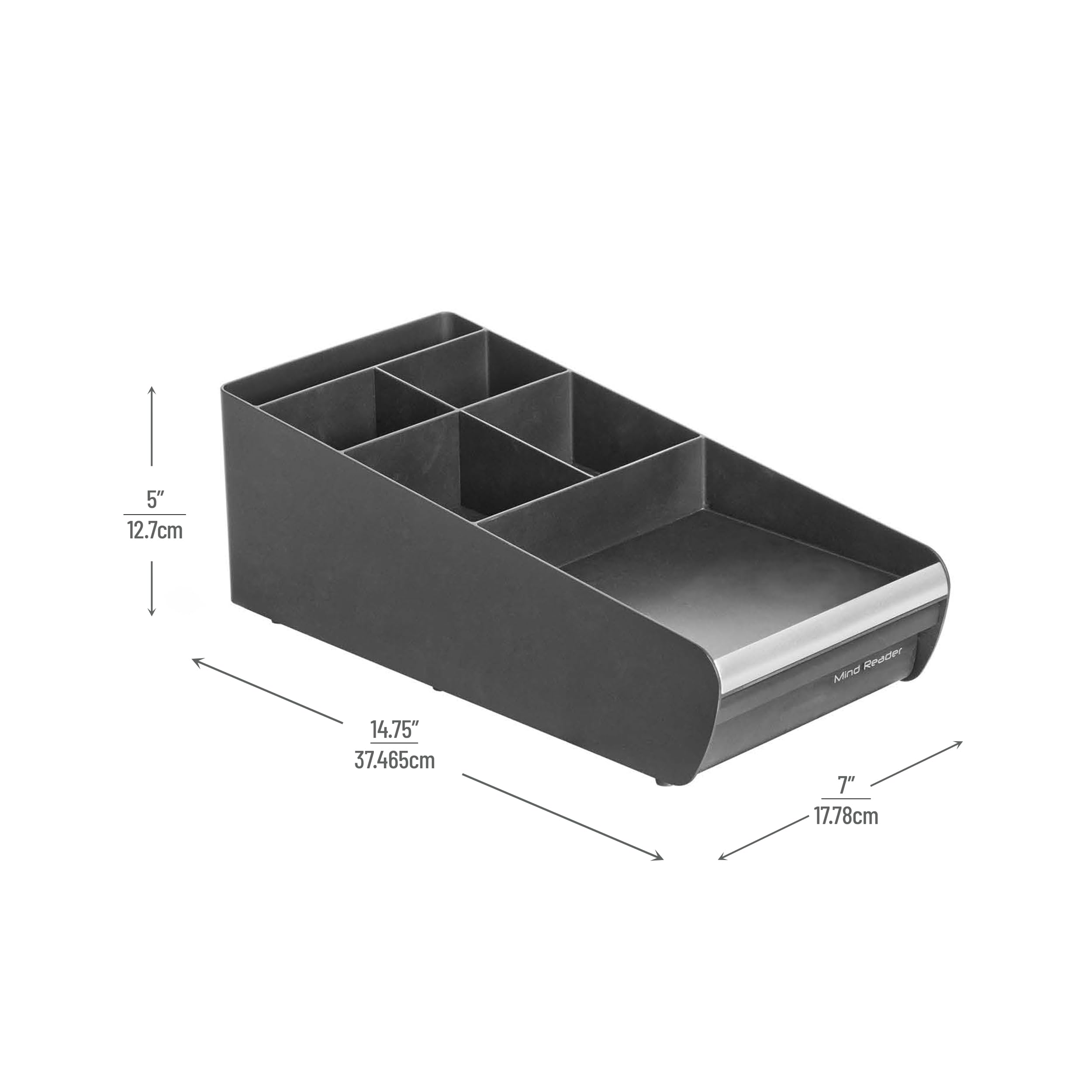 Snapklik.com : Cup & Condiment Organizer, Set Of 2, 18 Capacity Single ...