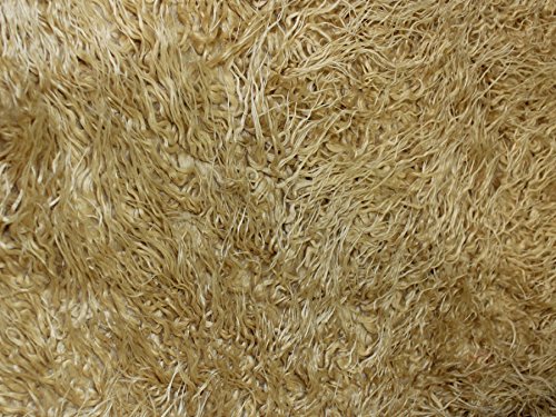 Faux Fake Animal Fur Fabric Long Pile Mongolian Sheep / 64" Wide/Sold ...