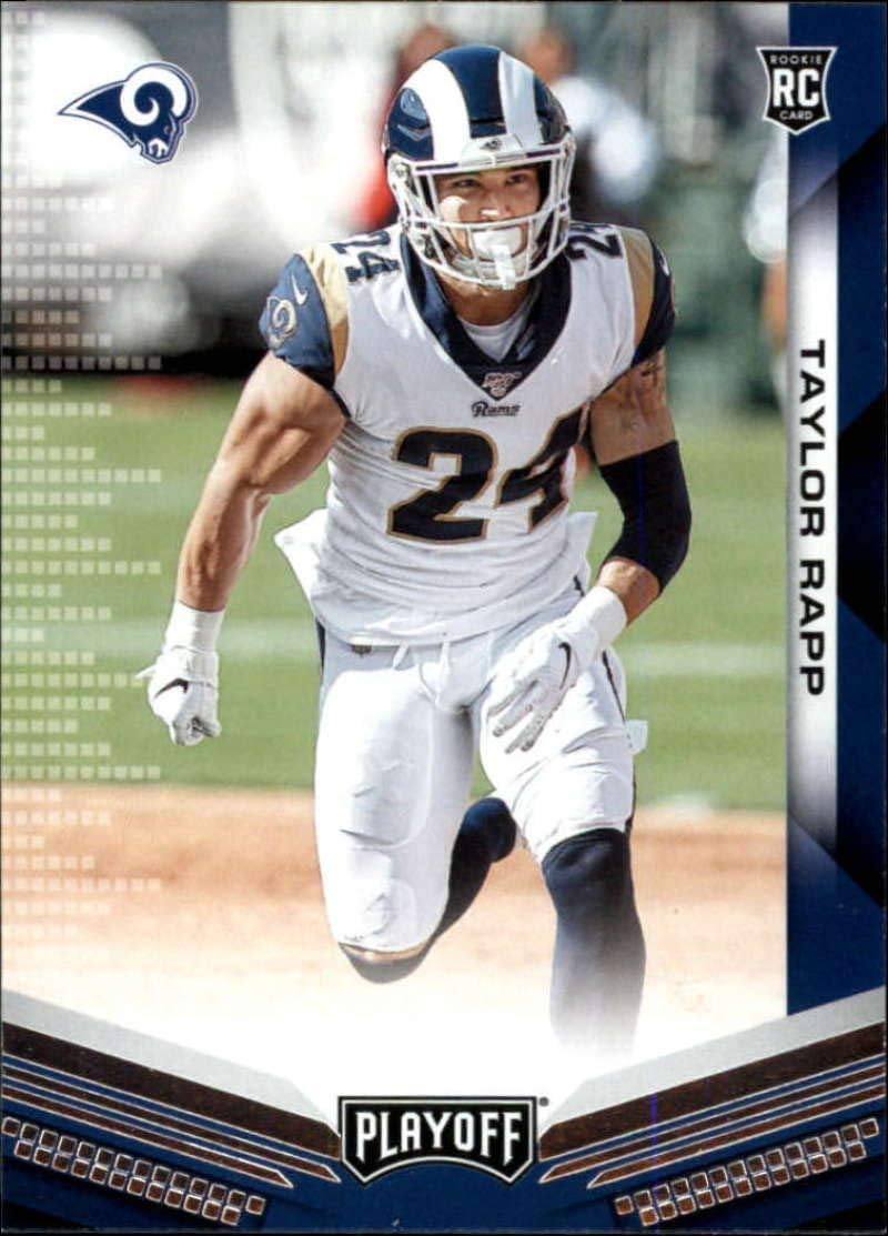 Amazon.com: 2019 Playoff Football #275 Taylor Rapp RC Rookie Los ...