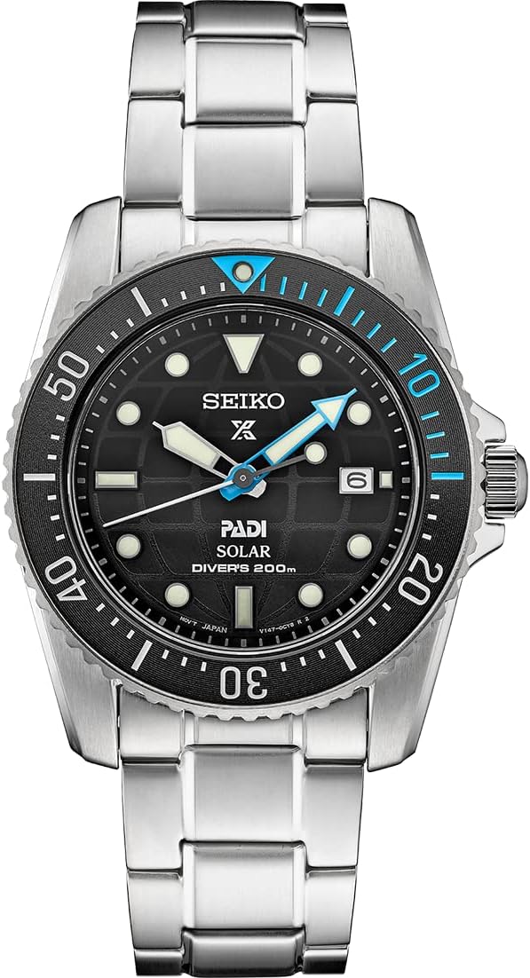 Amazon.com: SEIKO SNE575 Automatic Solar Dive Watch for Men - Prospex ...