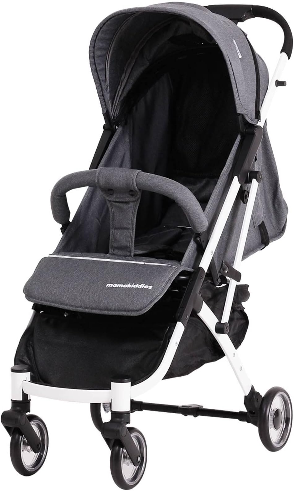 Mamakiddies Baby Pram & Stroller, One-Hand Compact Fold, Ultra-Light ...