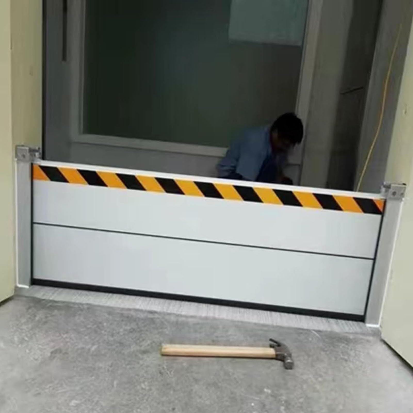 Amazon.com: Flood Barrier Shield Aluminum, Water Barriers for Flooding ...