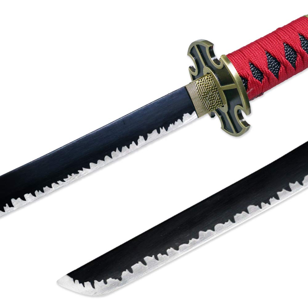 Buy Zisu Carbon Steel Roronoa Zoro Sword, About 40 inch Overall, Shusui ...