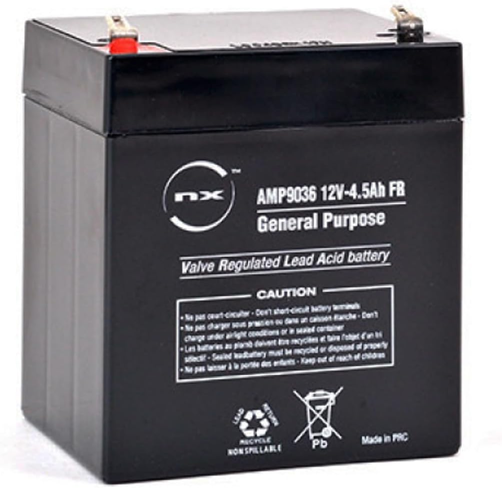 NX - NP4.5-12 12V 4.5Ah - 5AH Sealed Lead Acid Rechargeable Battery For General purpose, UPS ...
