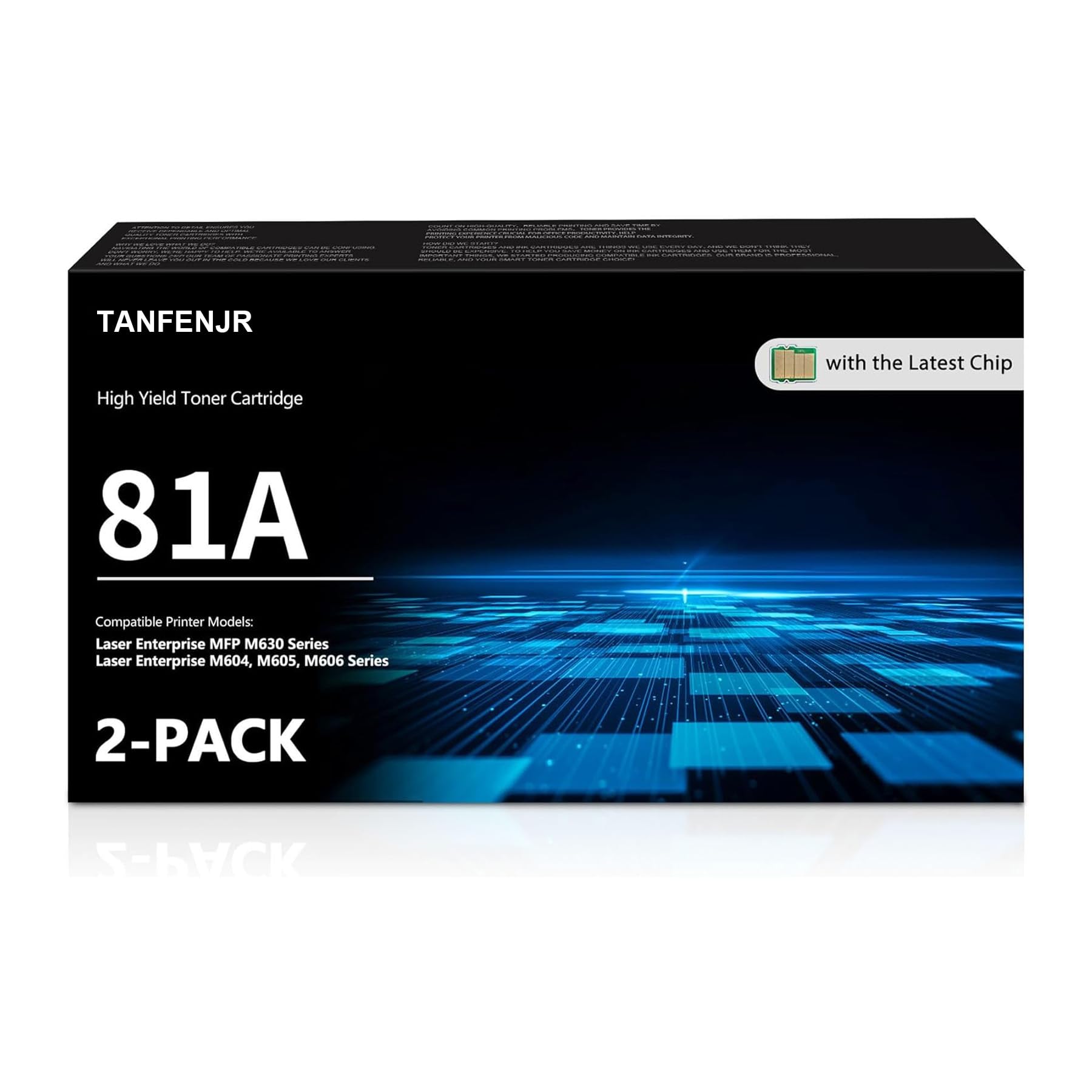 Amazon.com: 81A Toner Cartridge (with Chip) CF281A 2-Pack Black 81X ...