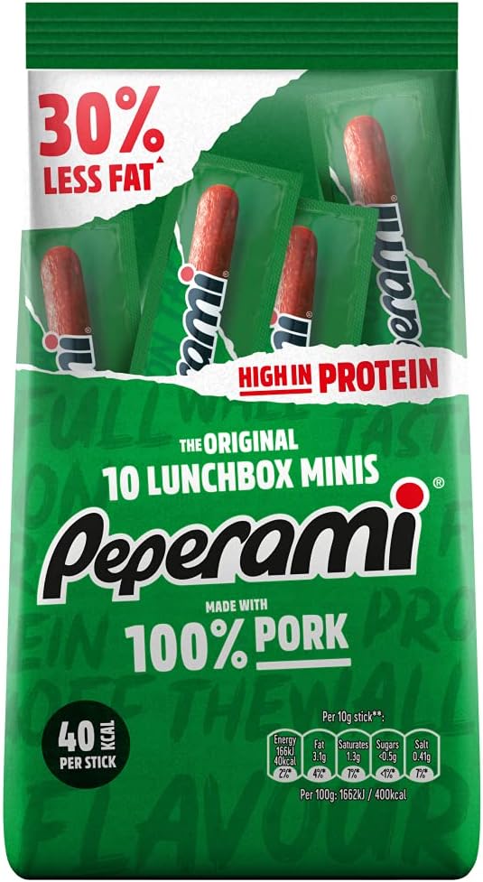 Peperami 10 Mini Originals, 100g : Amazon.co.uk: Grocery