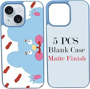 Amazon.com: JUSTRY 5PCS Sublimation Blank Phone Case Cover Printable ...