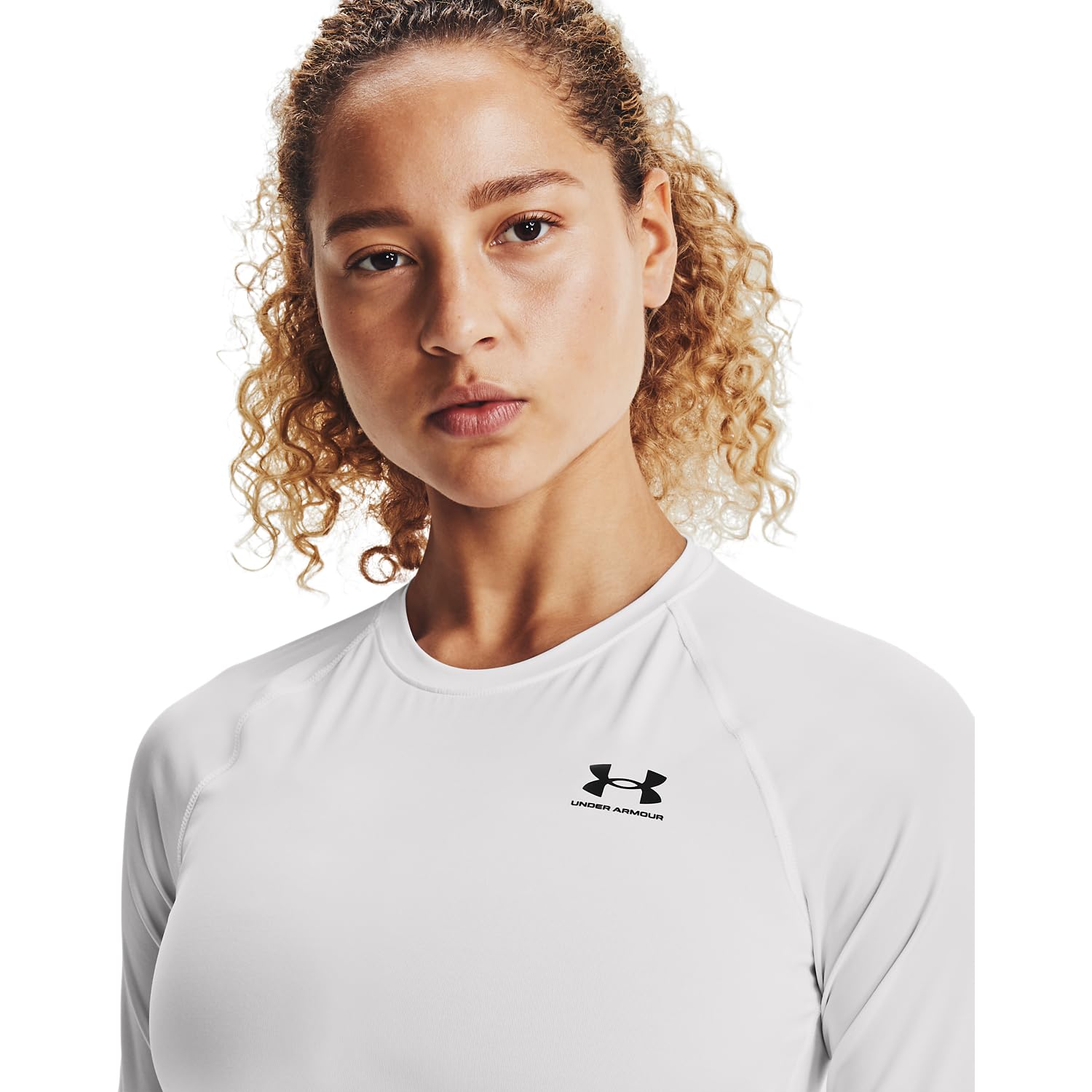 Snapklik.com : Under Armour Womens HeatGear Compression Long-Sleeve T ...