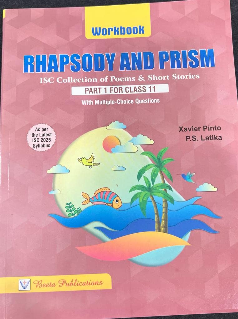 Buy Workbook Rhapsody&Prism : Isc Collection Of Poems & Short Stories ...