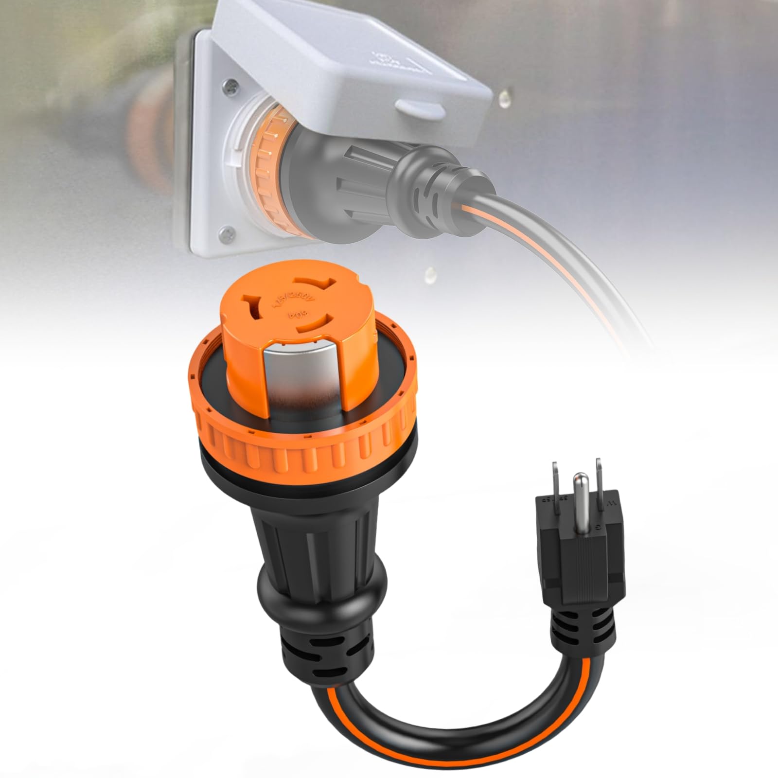 Snapklik.com : Sulythw 50 Amp To 15 Amp 110V RV Adapter Plug 15 Amp ...