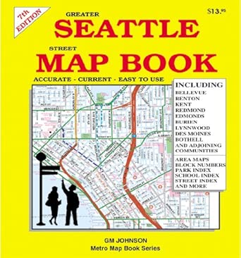 Greater Seattle Street Map Book: 9781770682689: Books - Amazon.ca