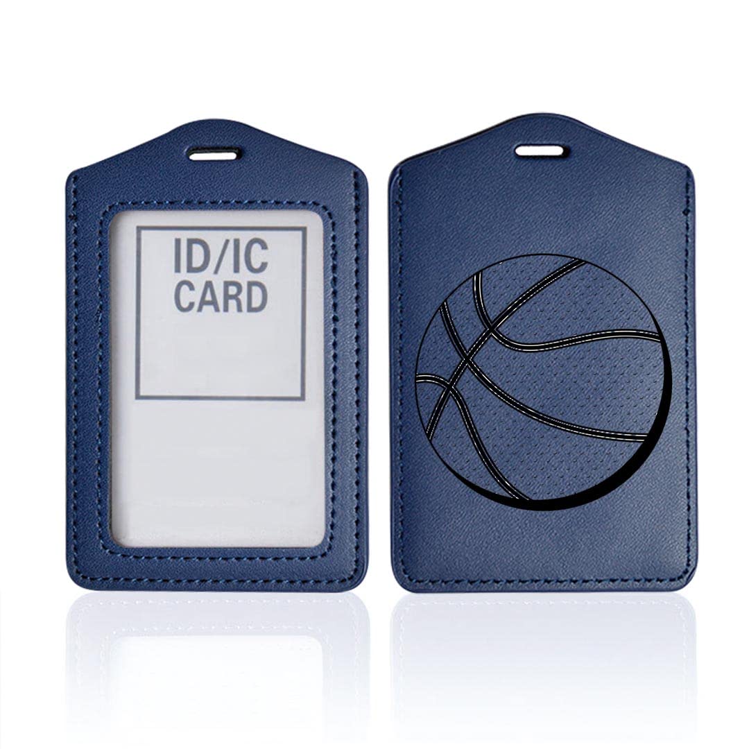 Amazon.co.jp: パスケース 定期入れ IC IDカード入れ ネイビー 紺色 ネックストラップ付 社員証入れ 通学 通勤 passcase スポーツ バスケ ボール 010182 ...