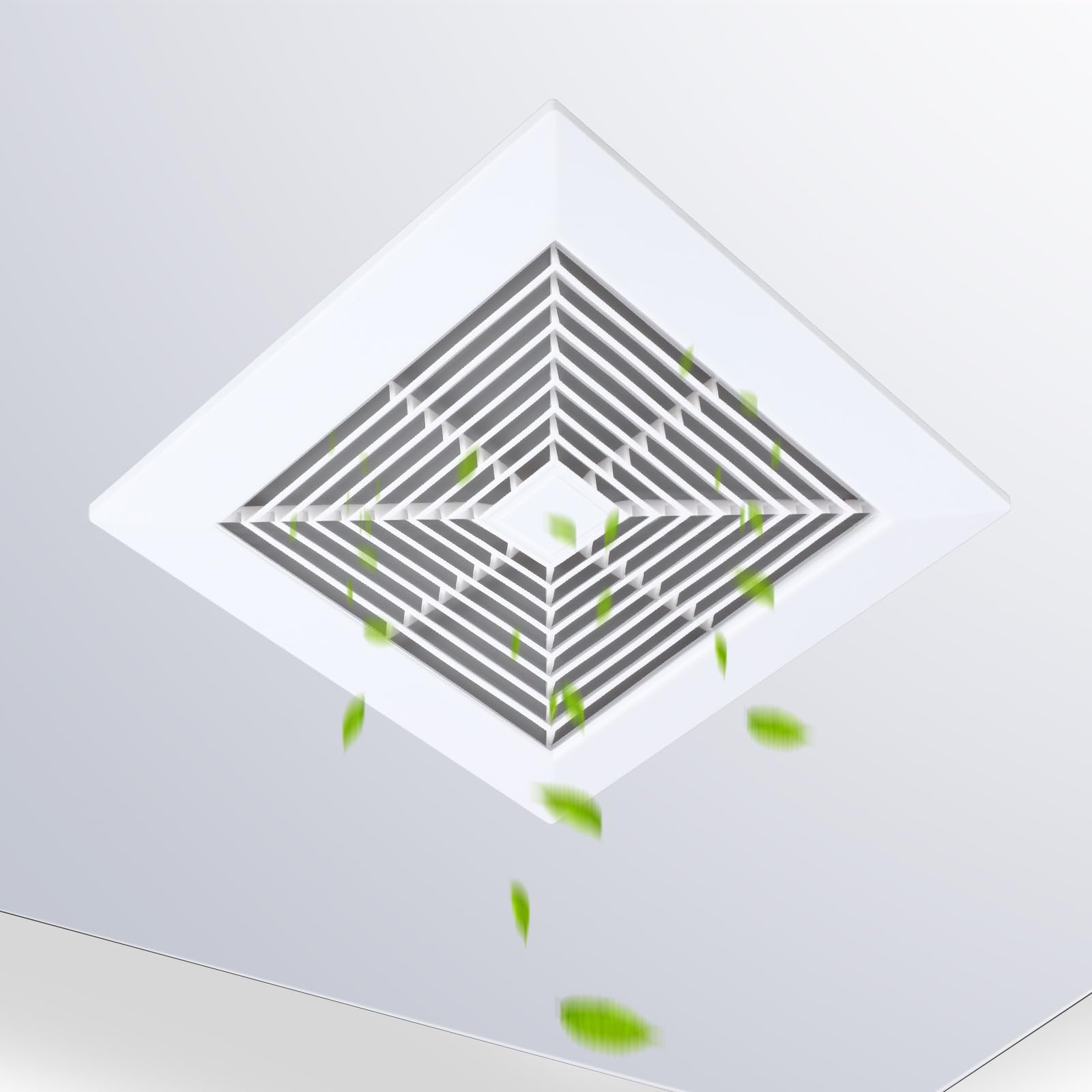 Amazon.com: Baquler Exhaust Bathroom Fan Cover Bathroom Ceiling Grille ...