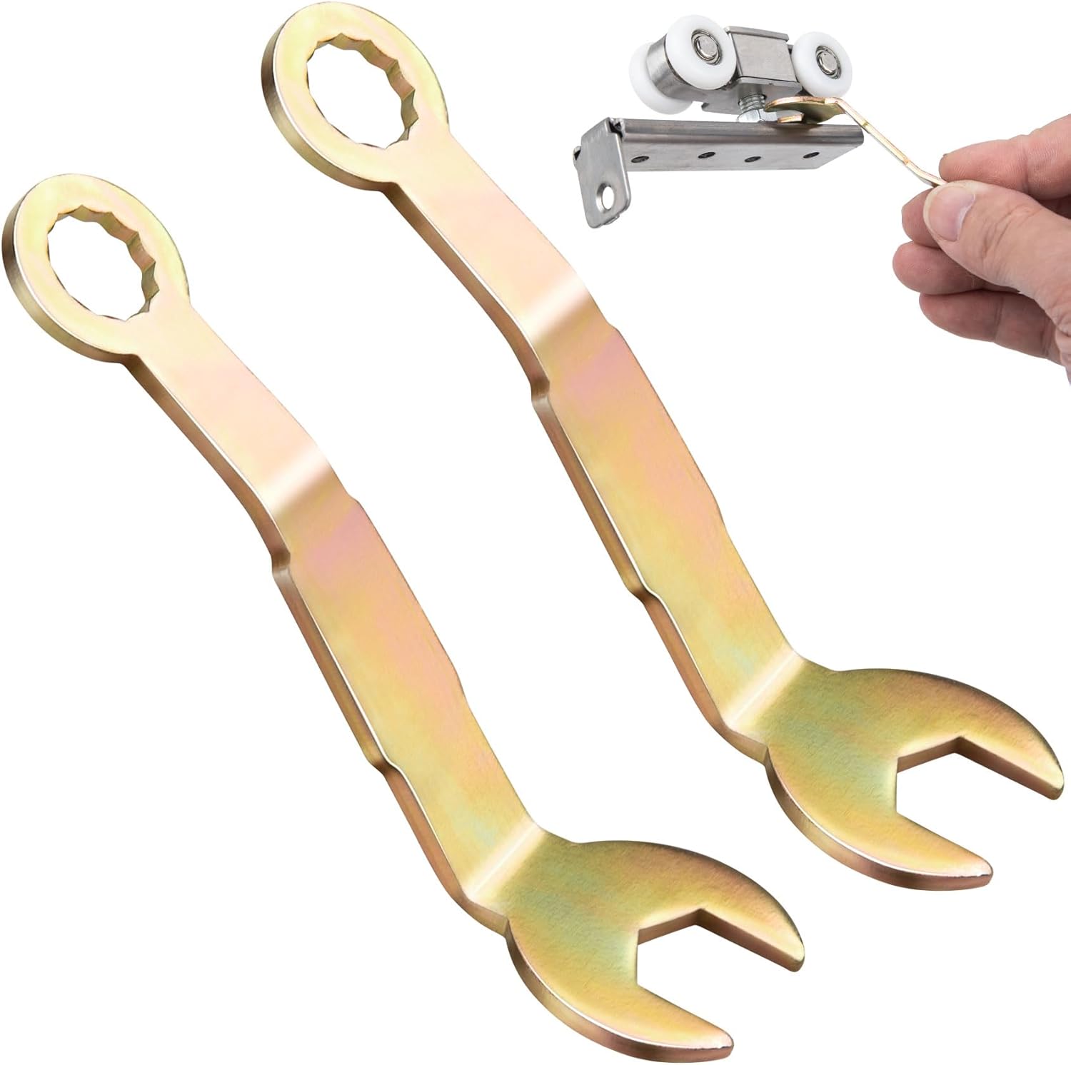 PAGOW 2 Pcs Pivot Adjustment Wrench, 3/8" Bi-Fold Open Wrench, N7164 ...