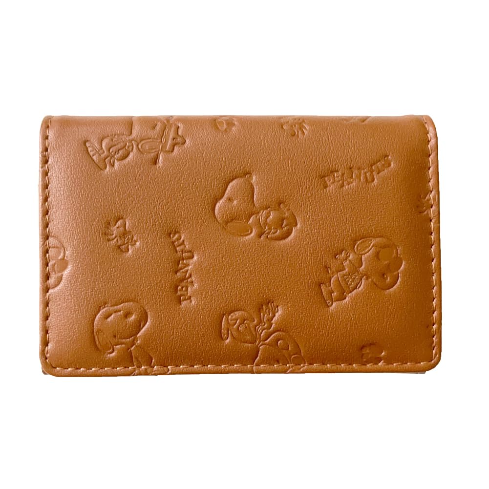Amazon | スヌーピー SNOOPY コスチューム レザー 名刺入れ SN0131 (キャメル) | SNOOPY | 名刺入れ