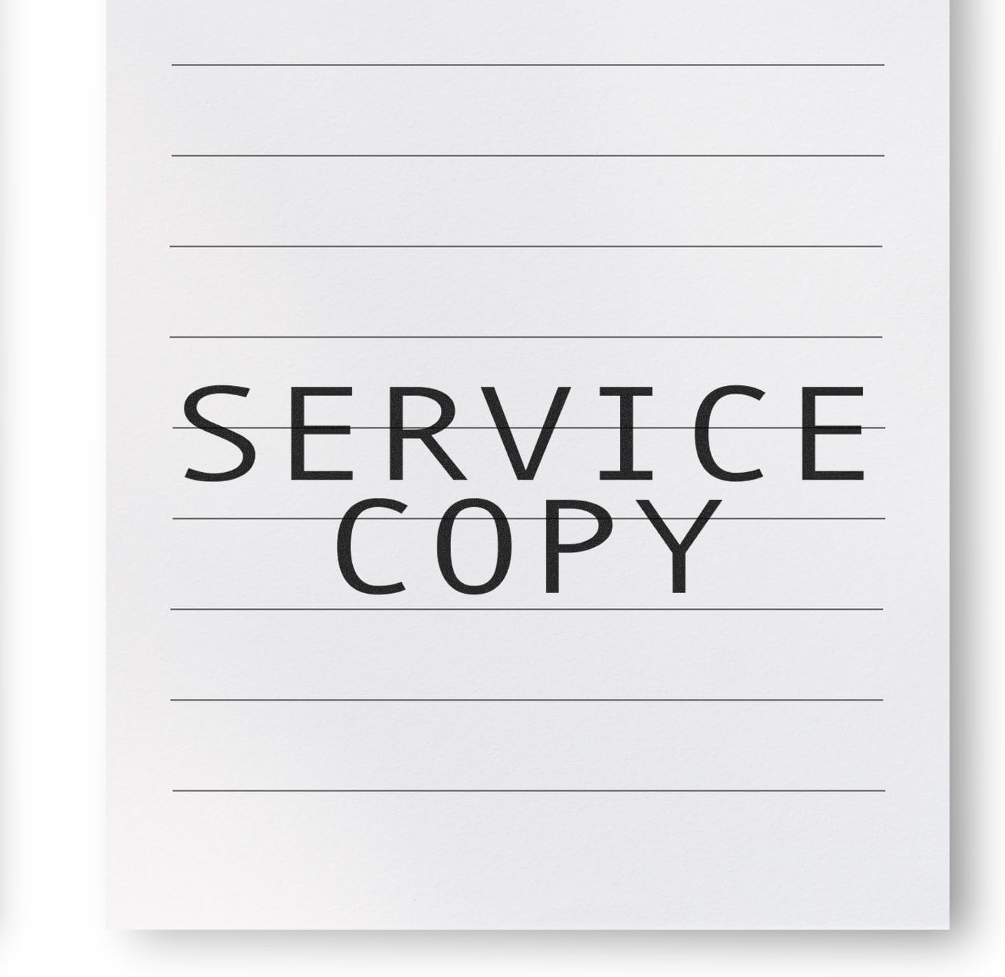 Amazon.com : Legal Office Stamp - Blue Ink Self-Inking Service Copy ...