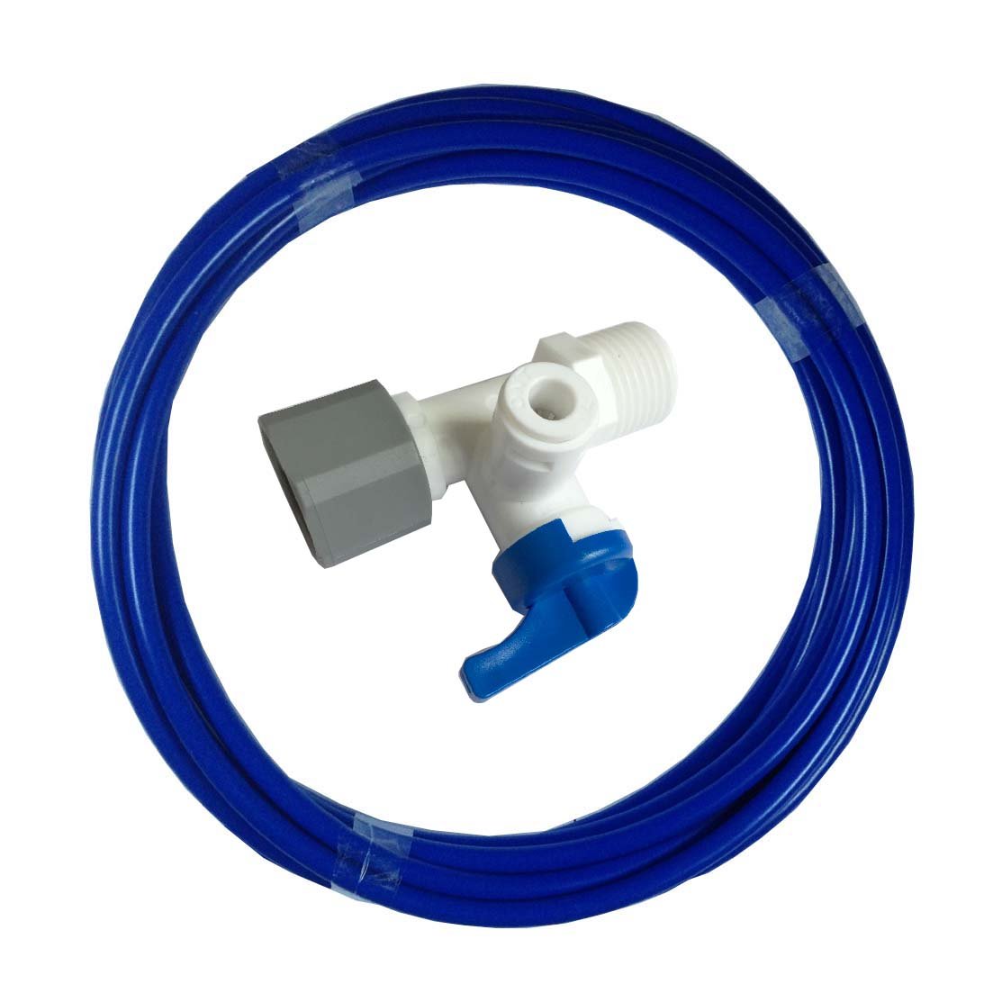 Water Tube Fittings Quick connector,Angle Stop Adapter Valve (1/2-Inch ...