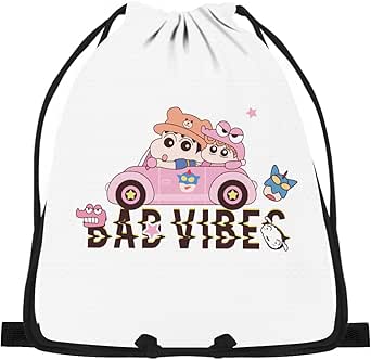 Amazon.co.jp: QDCFY Crayon Shin-chan Gym Sack, Backpack, Knapsack, Pool ...