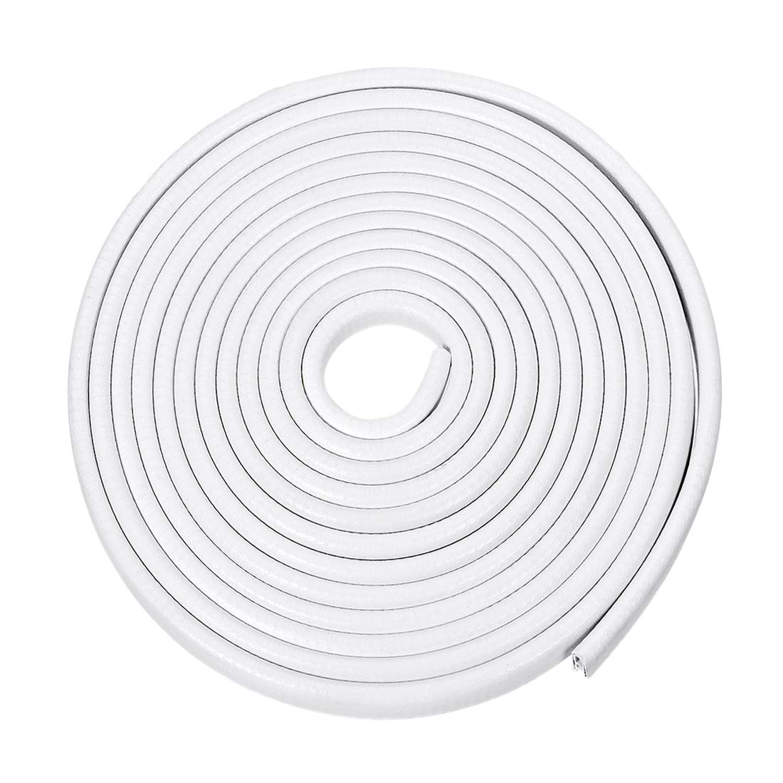 uxcell Edge Trim U Seal Extrusion White U Channel Edge Protector PVC ...