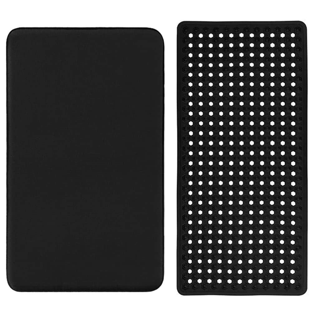 Amazon.com: Gorilla Grip Memory Foam Bath Rug and Patented Shower and ...