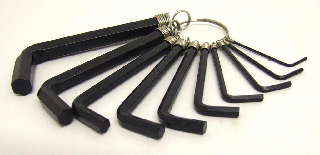 Rolson 40352 10 pc 1.5-10 mm Hex Key Set : Amazon.co.uk: DIY & Tools