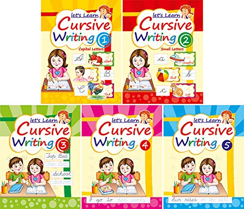 Buy LET'S LEARN CURSIVE WRITING BOOK SET COMBO Book Online at Low ...