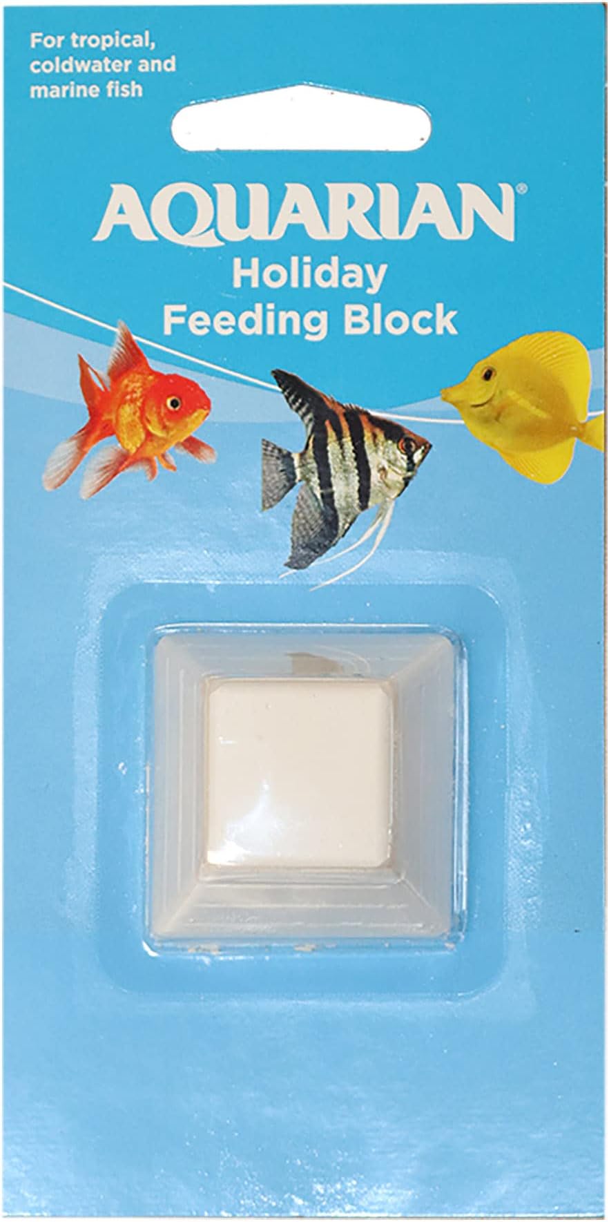Aquarian Holiday Feeding Block, 28g : Amazon.co.uk: Pet Supplies