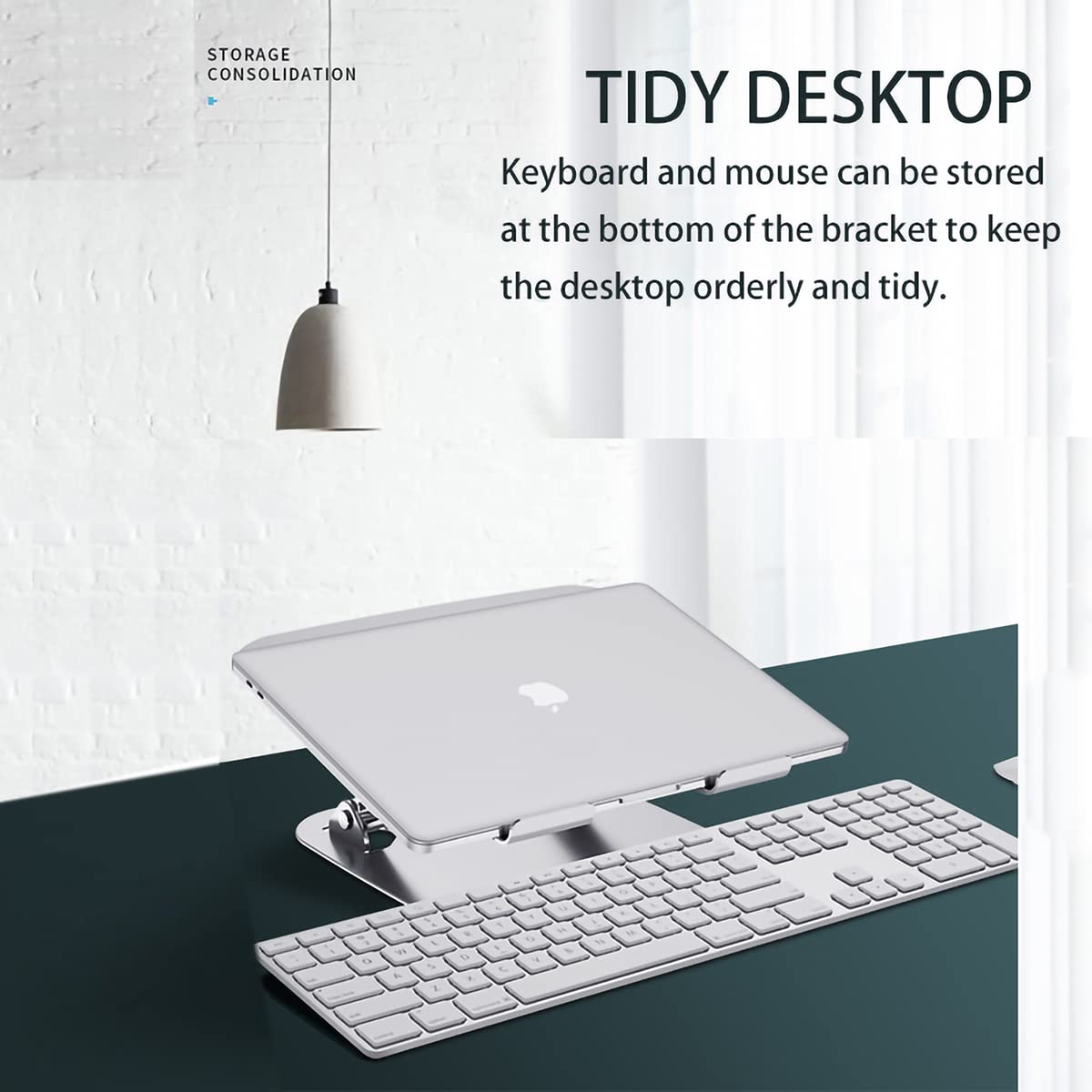 Snapklik.com : VIDYSUFYR Adjustable Laptop Stand, Ergonomic Portable ...