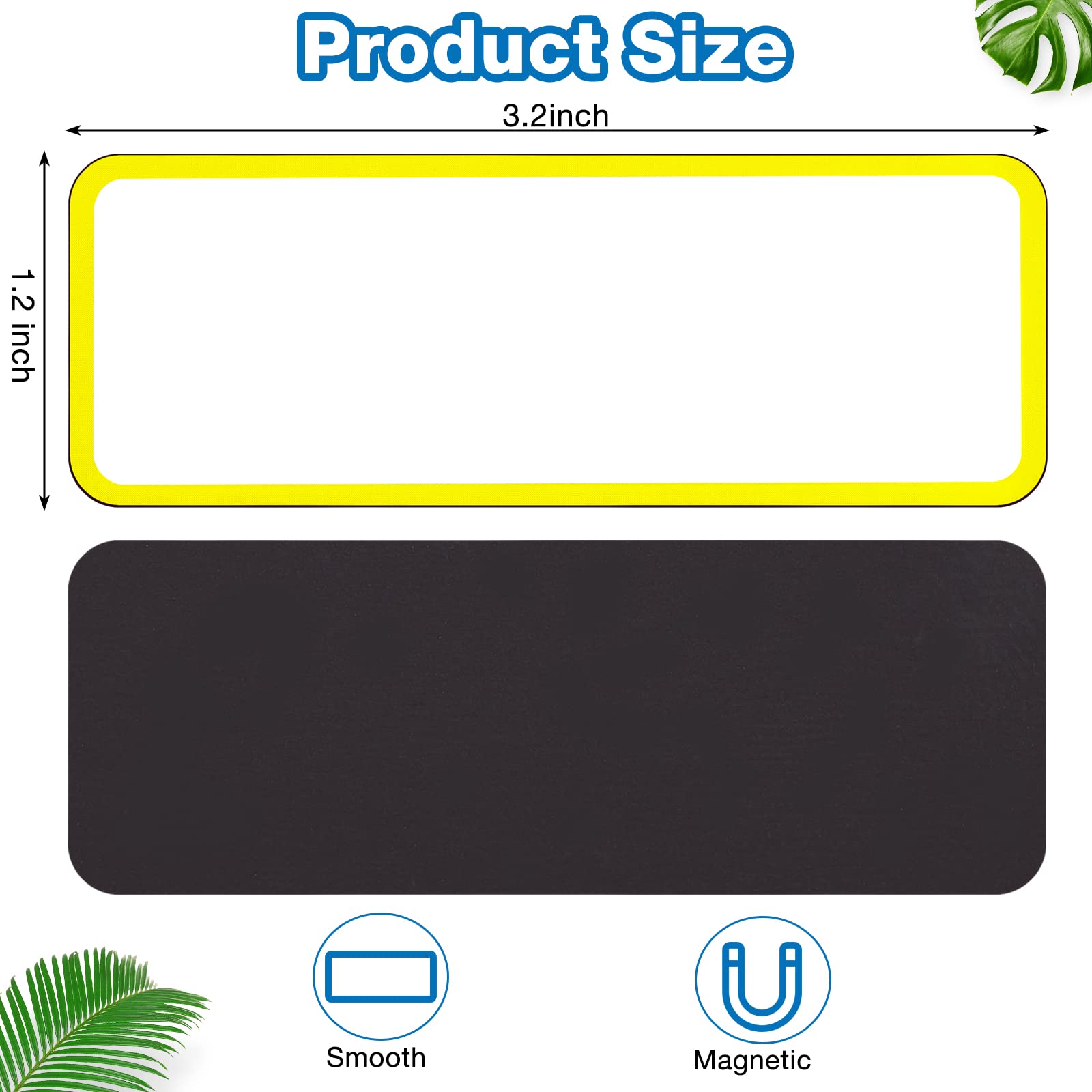 Snapklik.com : 81 Pieces Magnetic Dry Erase Labels Reusable Name Tag ...