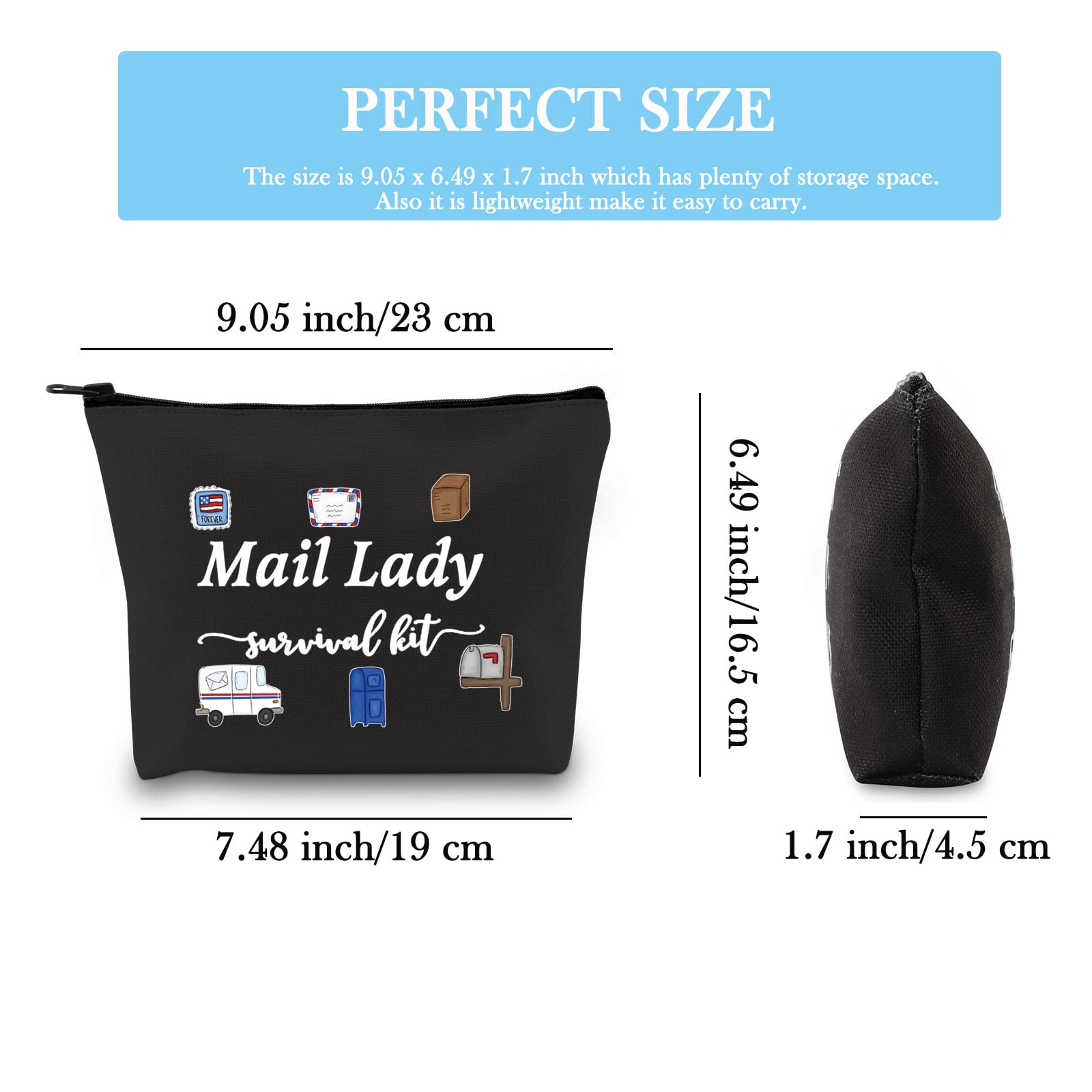 Snapklik.com : GJTIM Mail Lady Survival Kit Postal Worker Gift Zipper ...