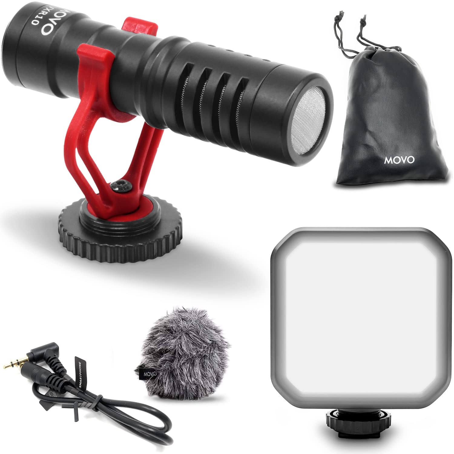 Amazon.com: Movo Content Creator Video Kit with VXR10 Shotgun Condenser ...