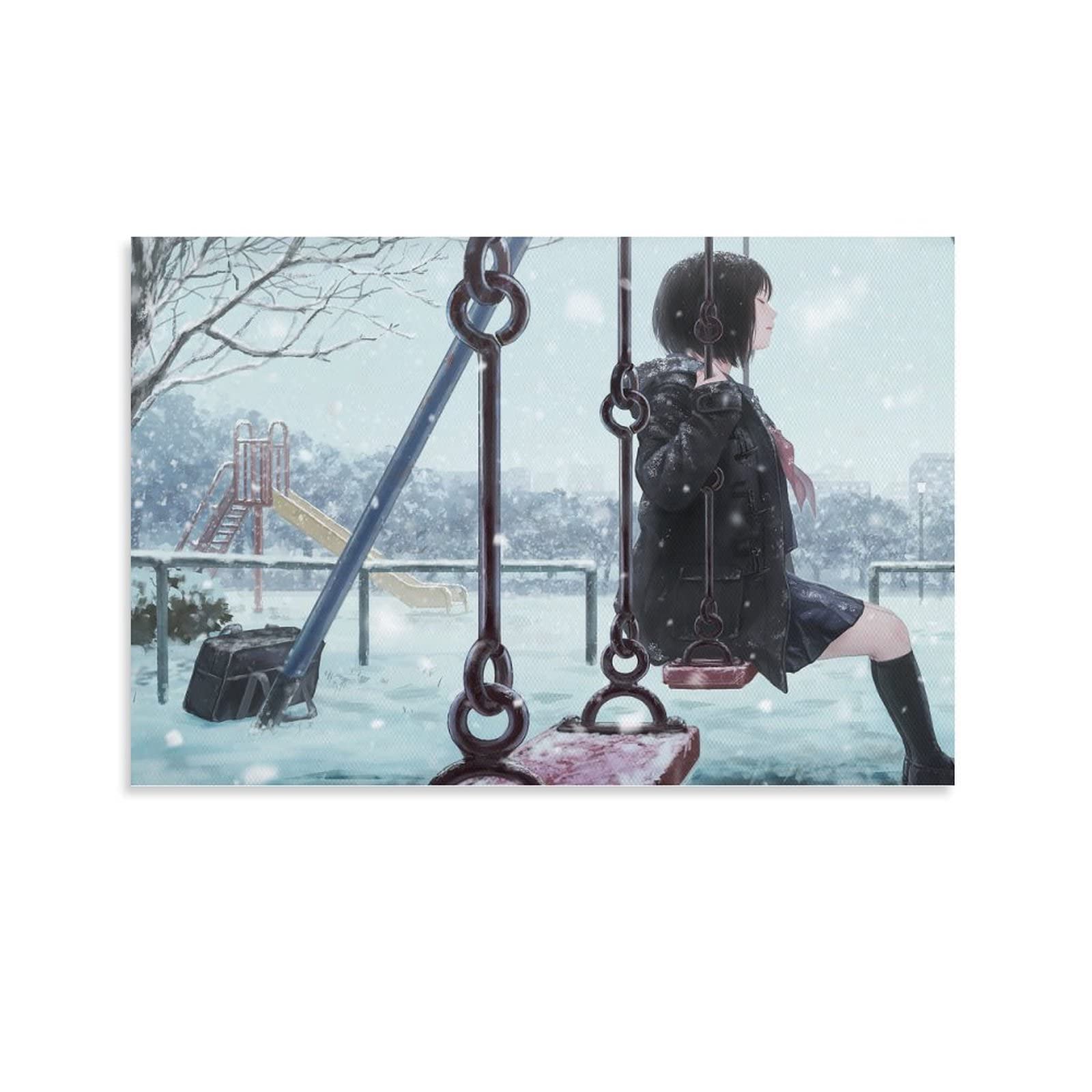 Anime Girl On Swing Anime, Swing, Picture