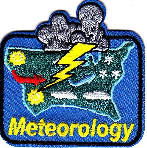 ``Meteorology`` Patch/Iron On Embroidered Applique/Profession, Weather ...