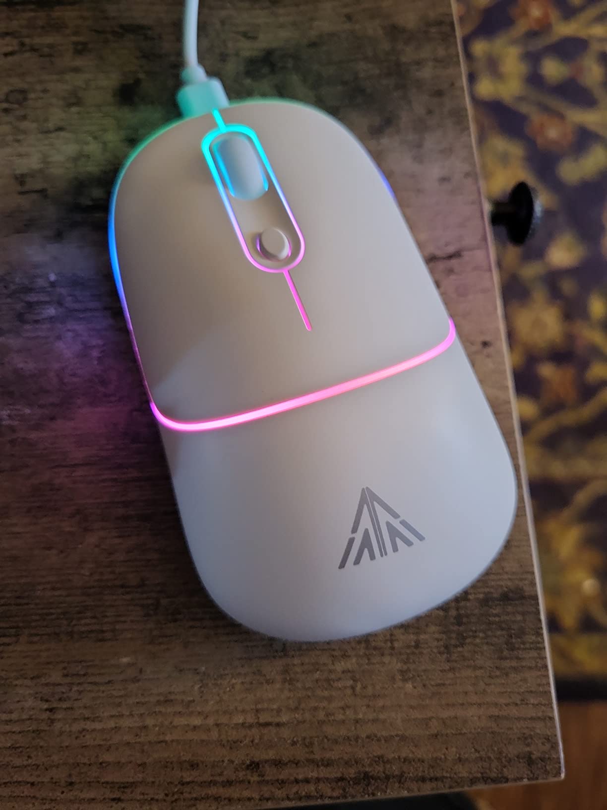 $6/mo - Finance SOLAKAKA White Wireless Gaming Mouse Bluetooth with ...