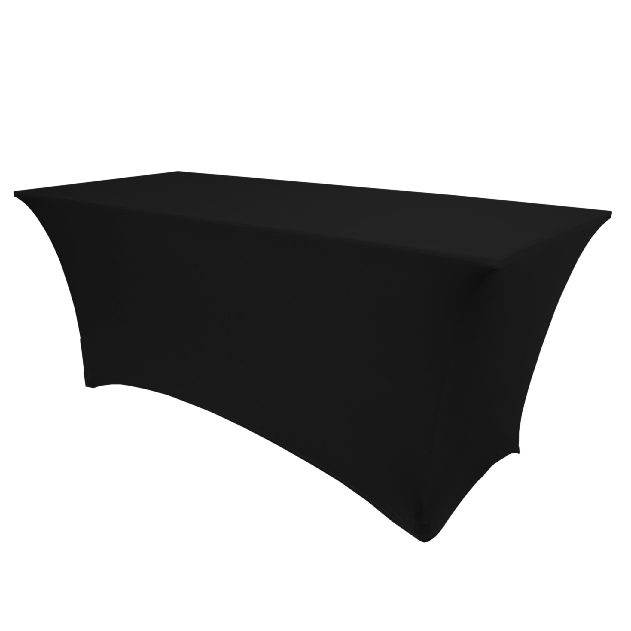 Amazon.com: Ultimate Textile 5 ft. Fitted Spandex Table Cover - Fits 18 ...